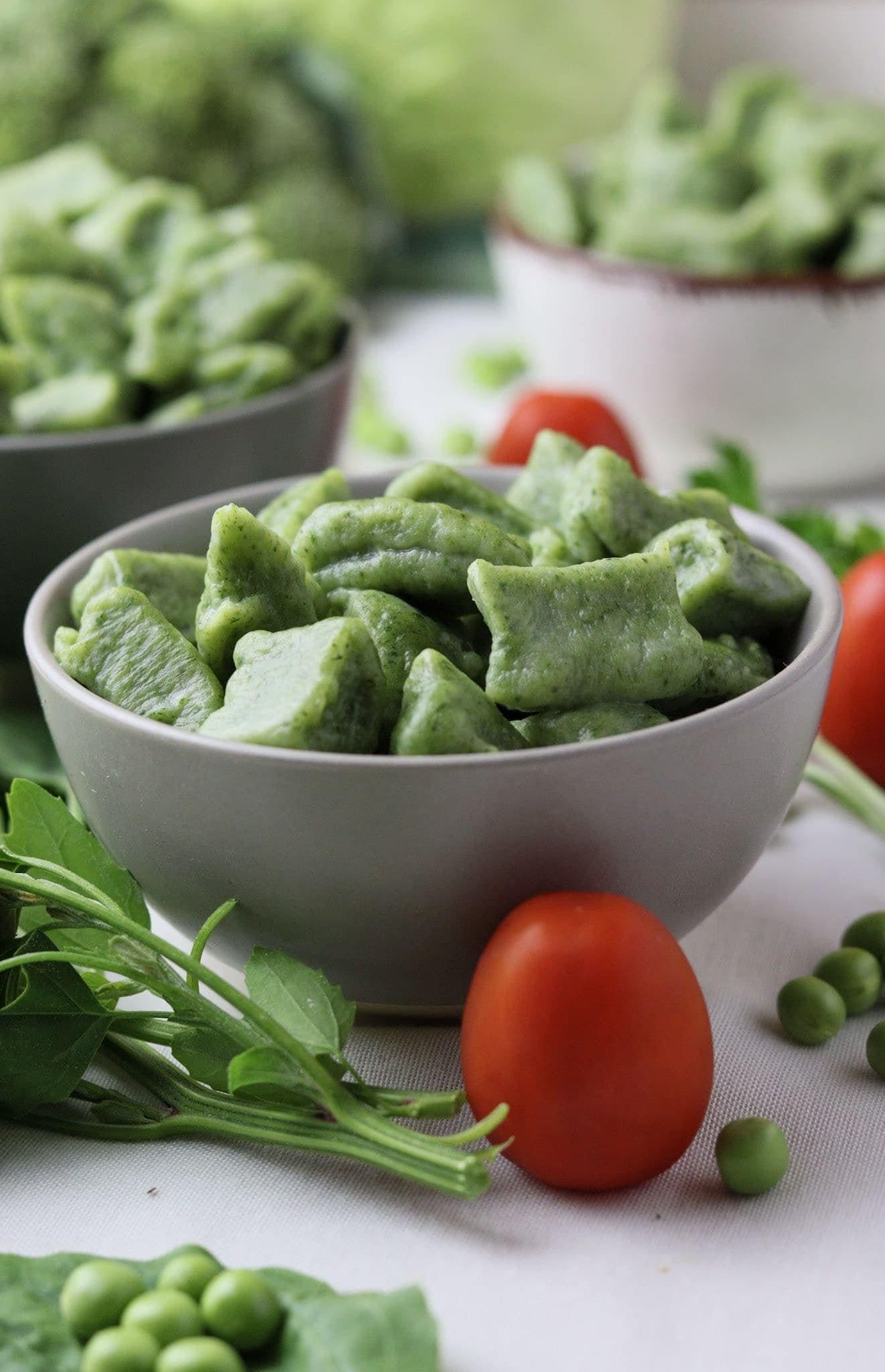 Green Gnocchi with Wild Spinach
