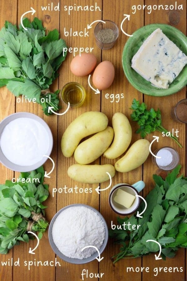 Green Gnocchi with Wild Spinach