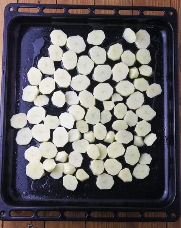 Oven Baked Grey Mullet (with Vegetables)