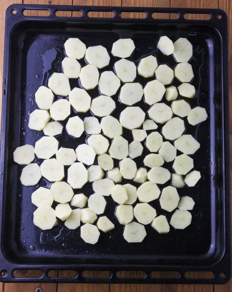 Oven Baked Grey Mullet (with Vegetables)