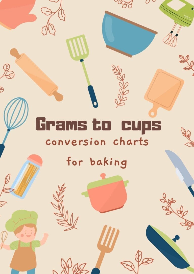 Grams to Cups Conversion (With Free Charts for Baking)