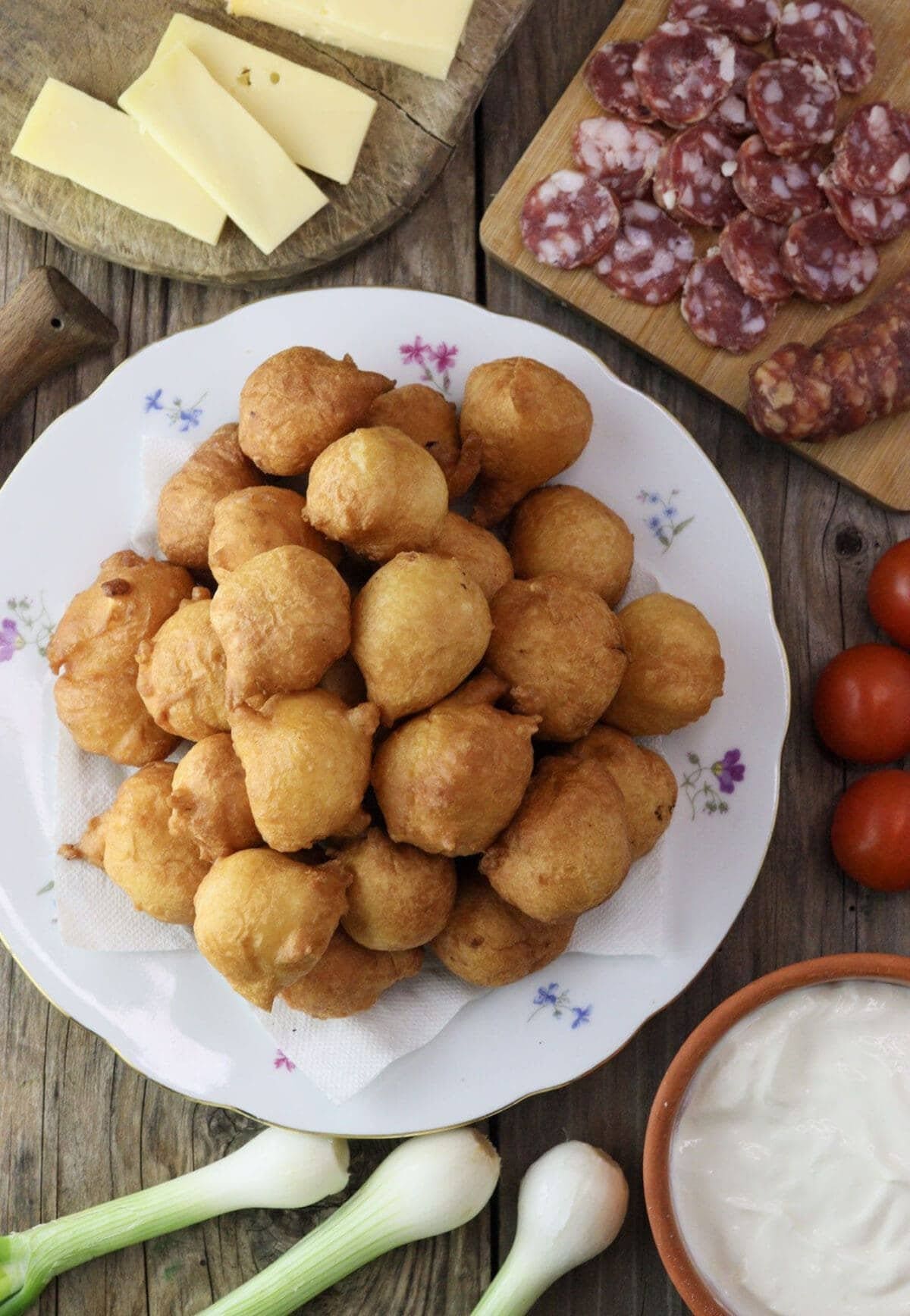 Easy Fried Dough Balls (Ustipci)