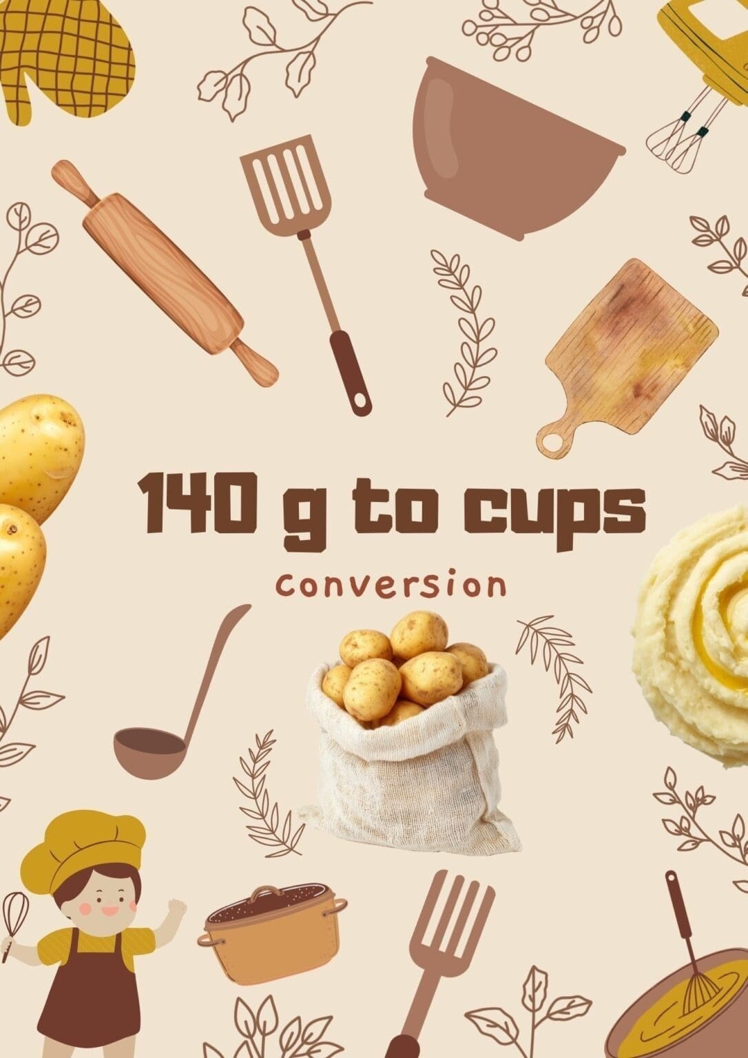 140 Grams to Cups Converter (And Charts)